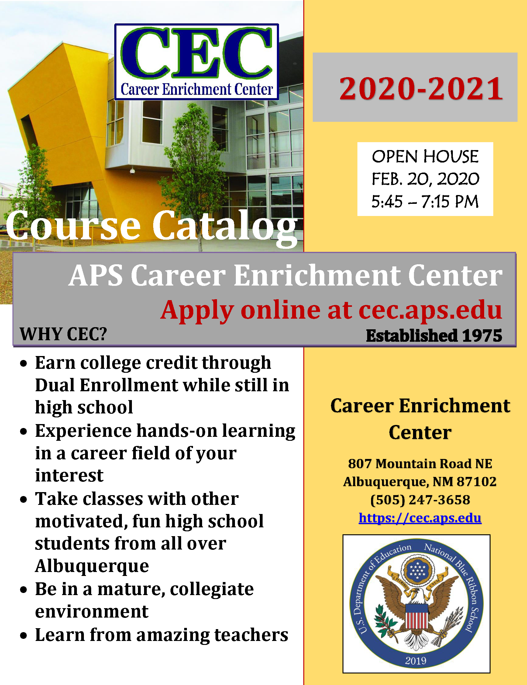 Spotlight ECA-CEC – New Mexico Early College Resource Center